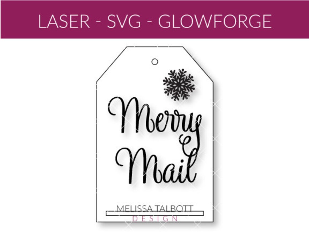 Merry Mail Sign SVG Template, Laser Ready Holiday Signs, Laser Cut ...