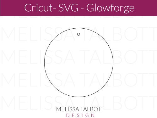 Circle Ornament SVG Template Laser Ready Christmas Gift Tags - Etsy