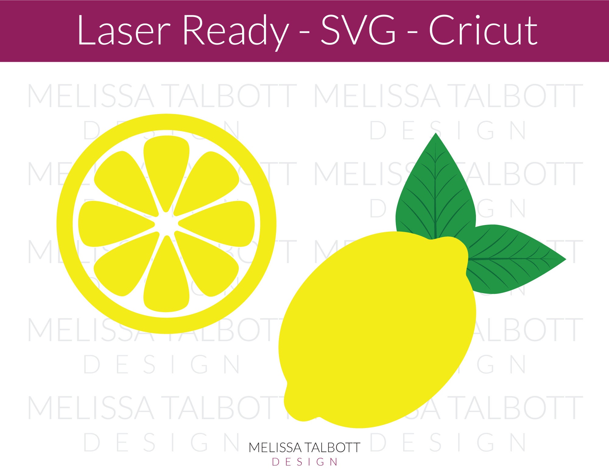 Lemon SVG, Fruit Sign Laser Cut Files, Home Decor Cricut Design, Summer ...