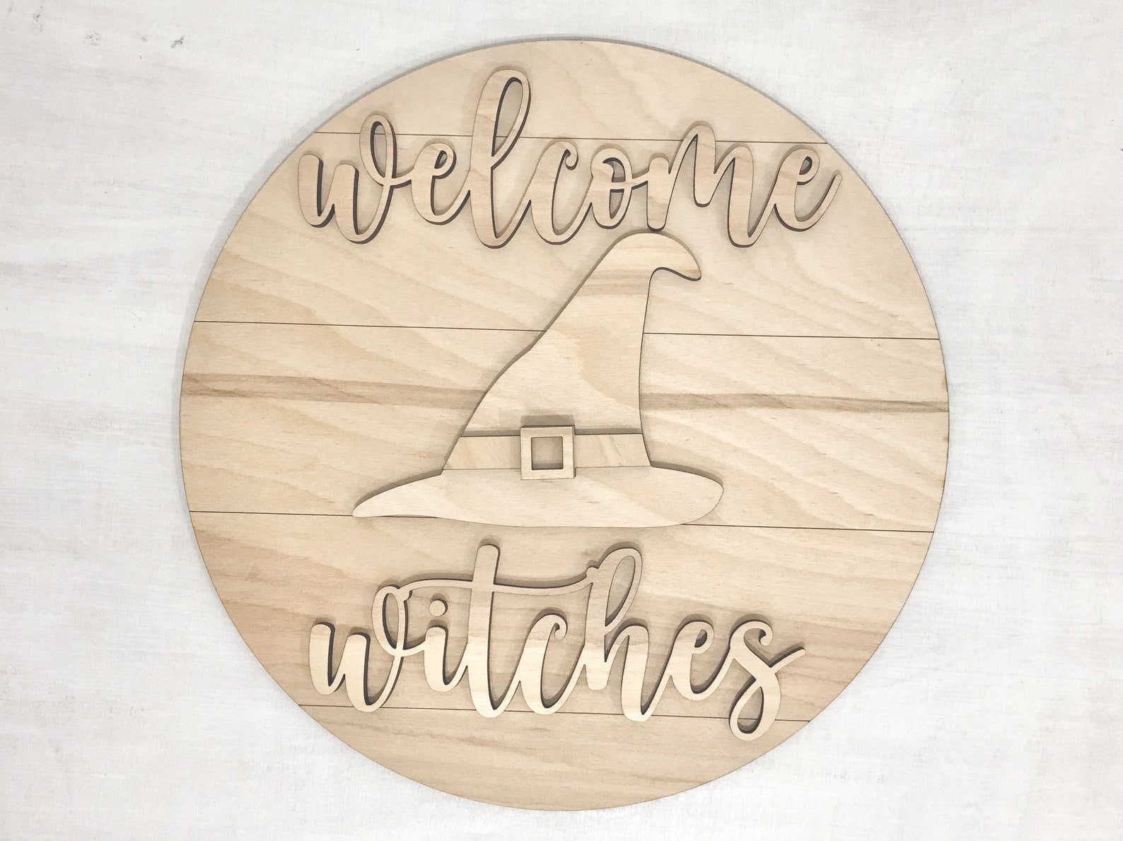 Welcome Witches Sign SVG Witch Hat Sign Laser Cut Files | Etsy