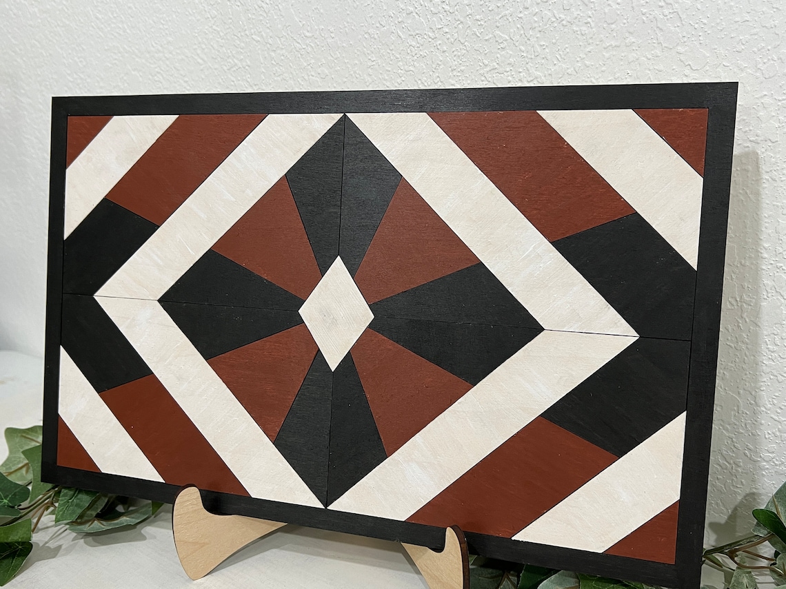 Wood Barn Quilt Sign SVG Laser Farmhouse Sign Template DIY - Etsy