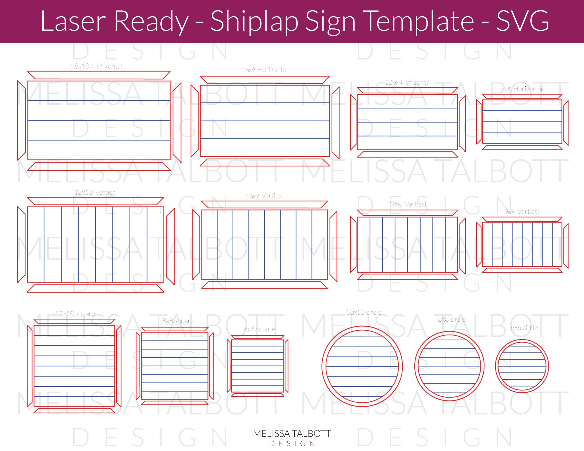 Shiplap Sign SVG, Laser Farmhouse Sign Template, DIY Laser Cut Files ...