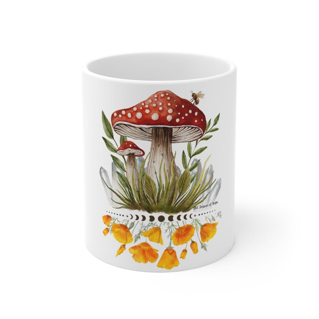 Cottage Witch Mug, Cottage Core Mug, Witchy Gift Coffee Cup, Wiccan ...