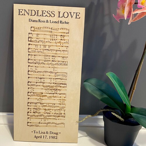 Personalized Music Sheet Engraved on Real Leather - Etsy
