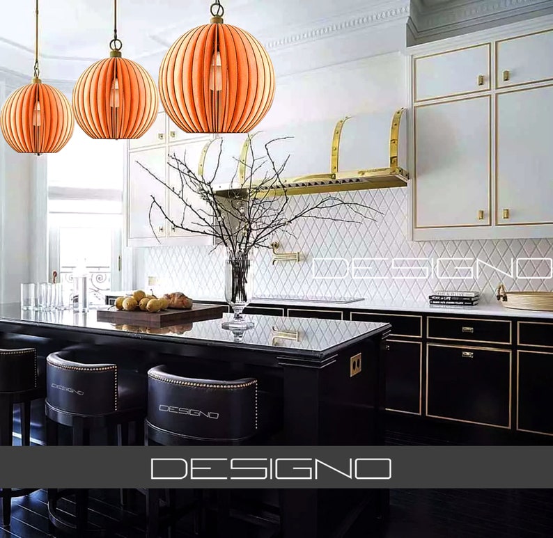 4 nature-inspired Laser-cut Wooden Lamp Design Digital File - Etsy