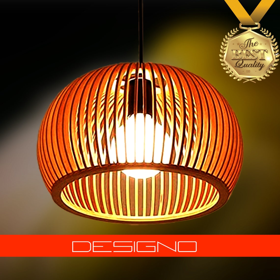 Modern Wood Art Wooden Lamp Design Template for Laser Digital Downloads ...