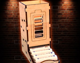 AA AAA Battery Holder/dispenser - Etsy