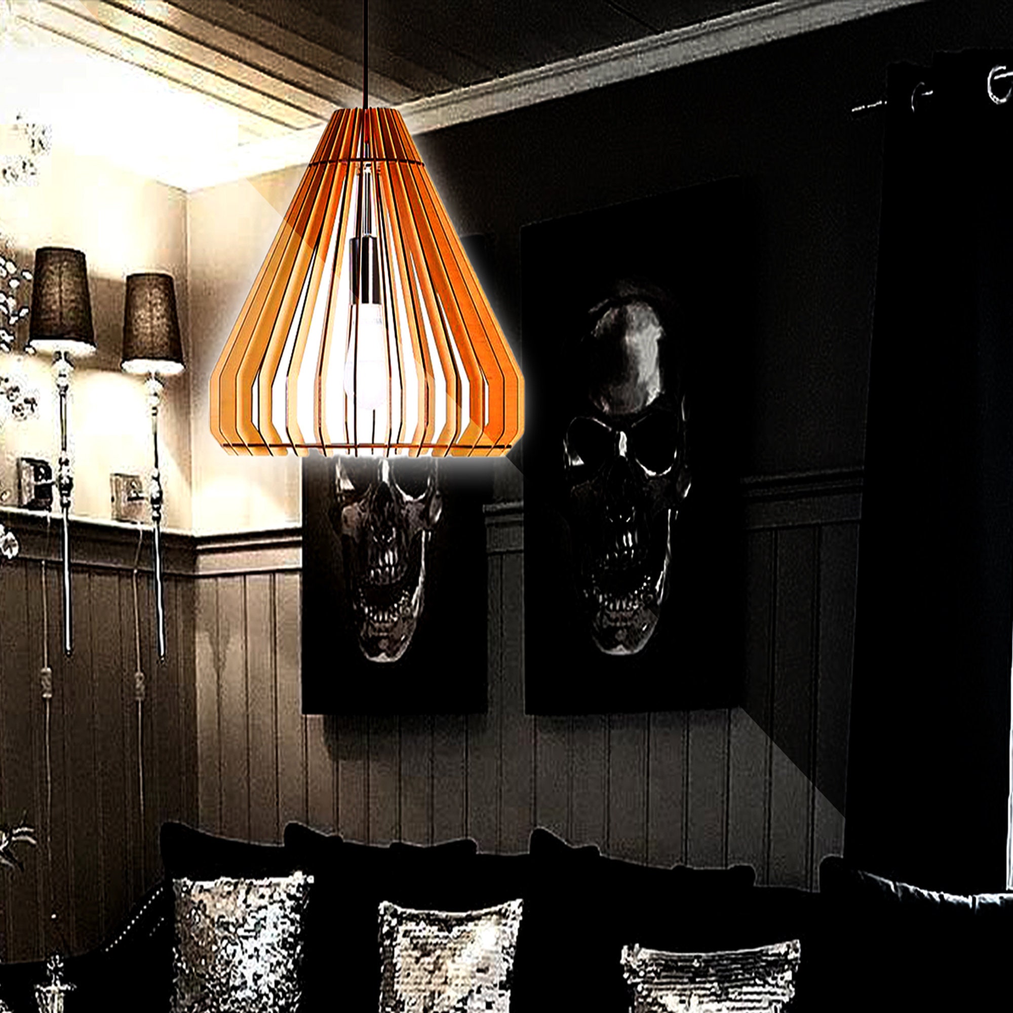 20 Wooden Lamp Design Digital File for Laser Cut and CNC - Etsy