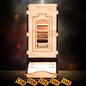 Laser Cut Files: Original Battery Dispenser for AA and AAA. Storage Box ...