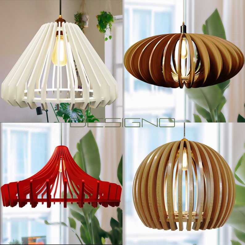 Custom Night Light, Laser Cut Lamp Template, Wooden Chandelier SVG ...