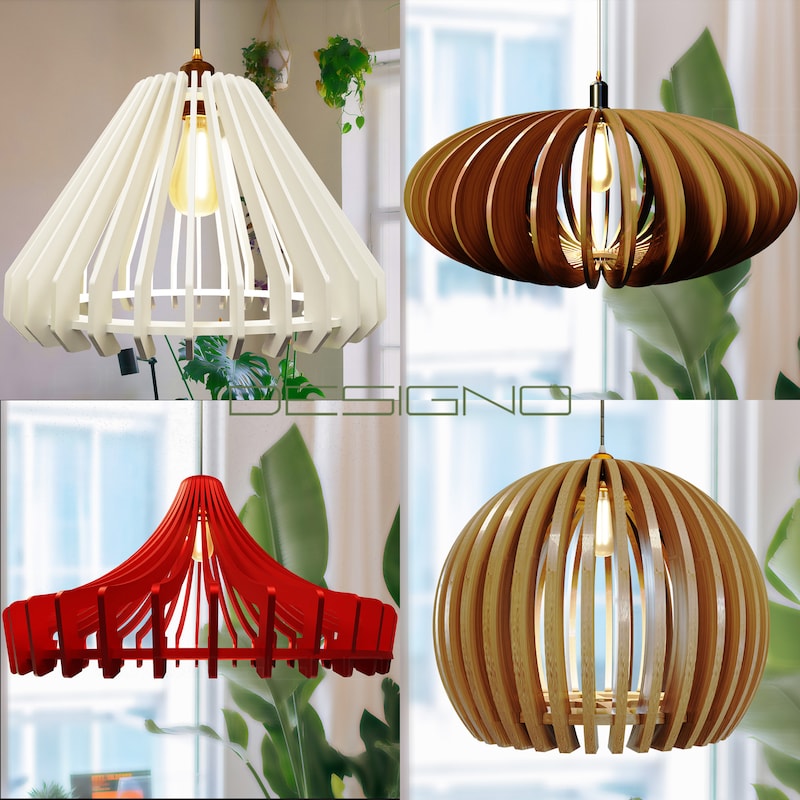 Wooden Lamp Shade - Etsy