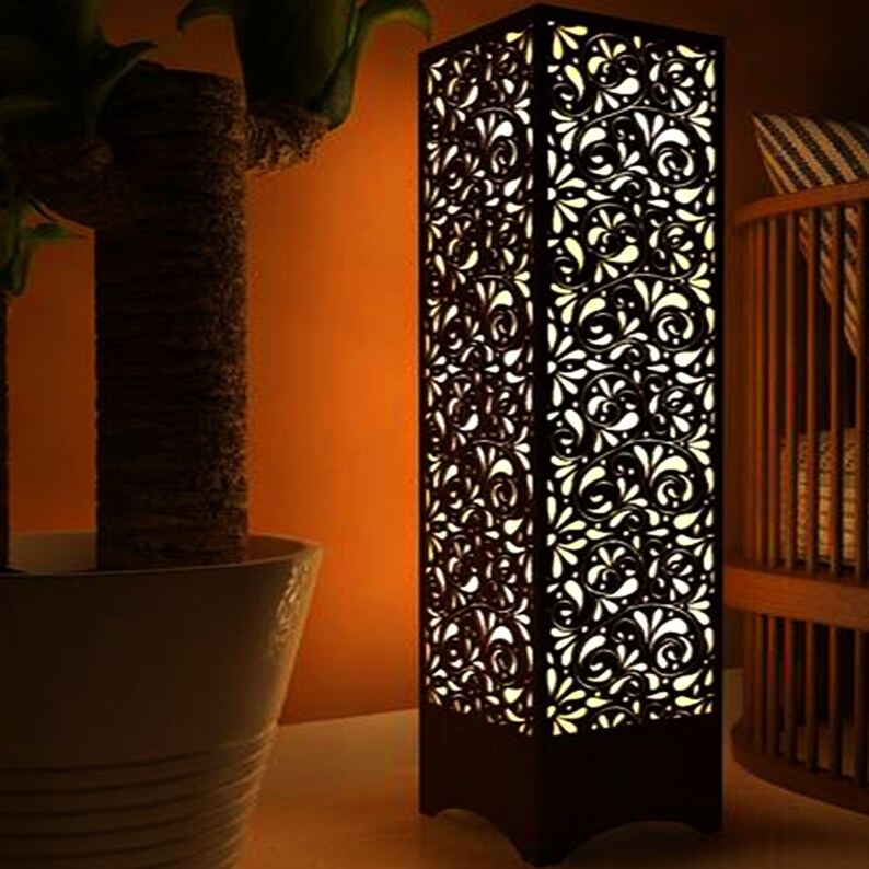 30 Wooden Lamp Design 3 Digital File for Laser Cut CNC - Etsy