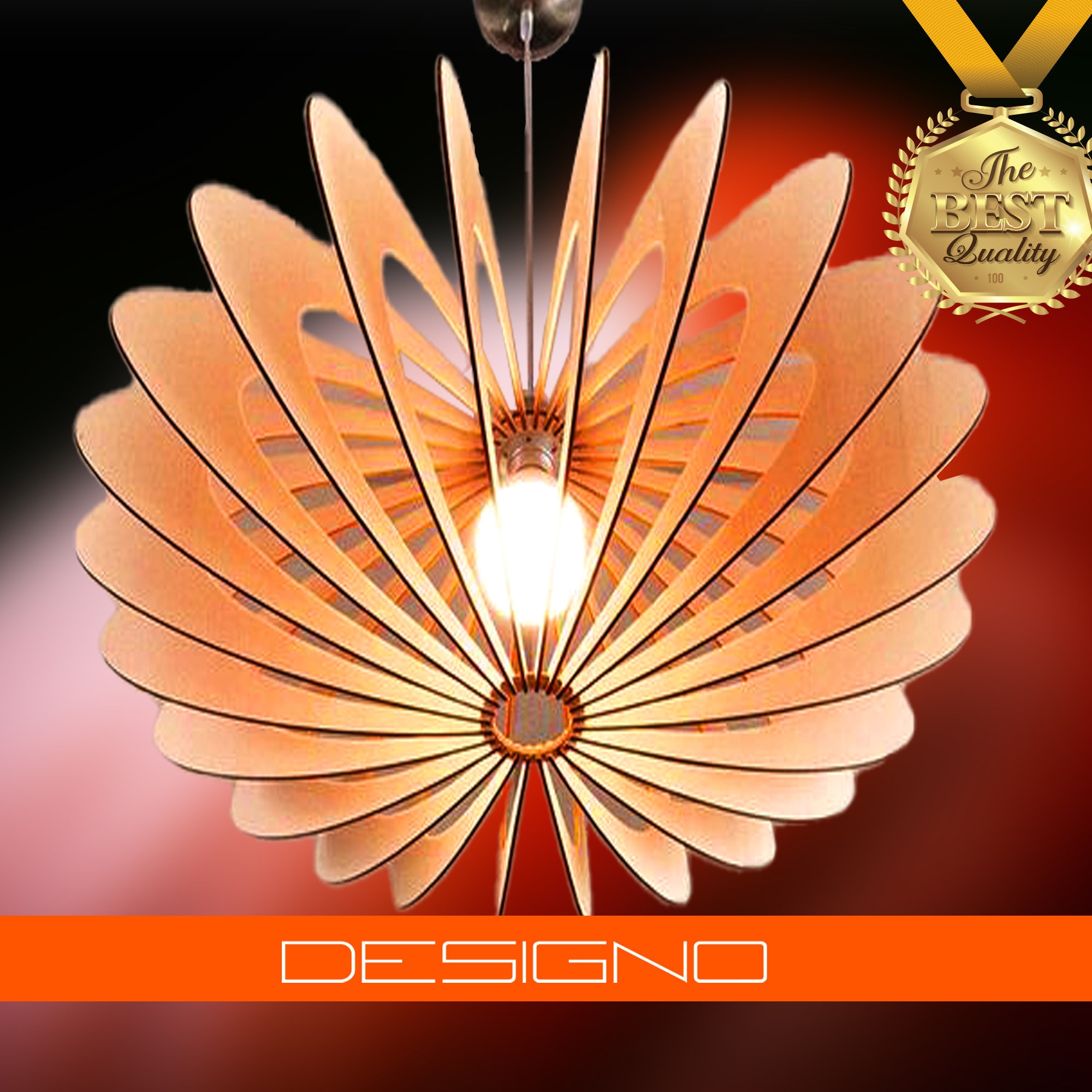 Modern Wood Art Wooden Lamp Design Template for Laser Digital Downloads ...