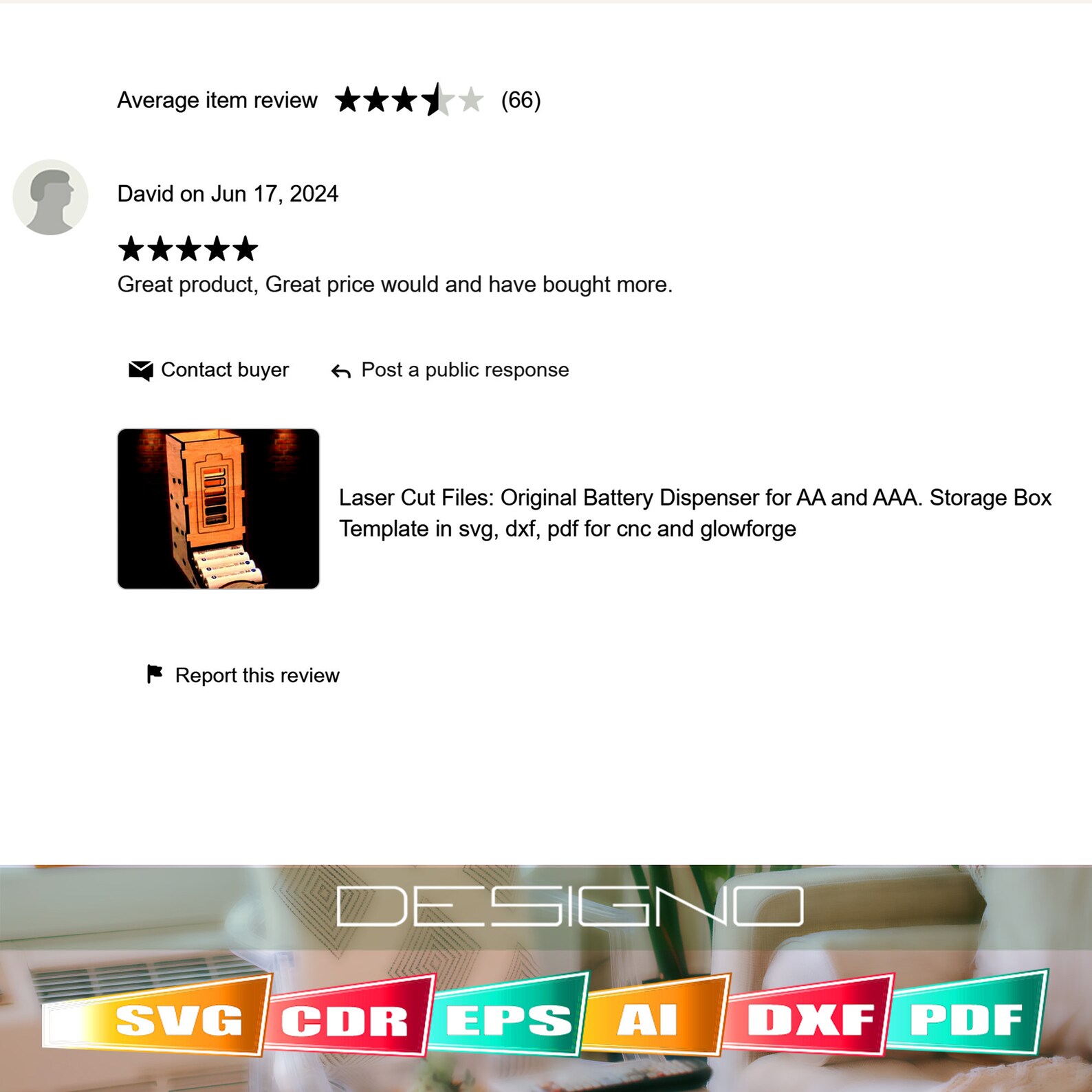 Laser Cut Files: Original Battery Dispenser for AA and AAA. Storage Box ...