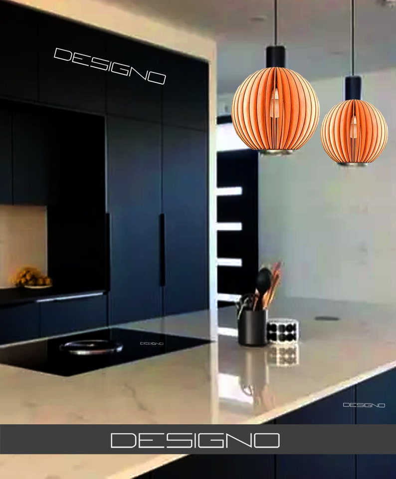 4 nature-inspired Laser-cut Wooden Lamp Design Digital File - Etsy