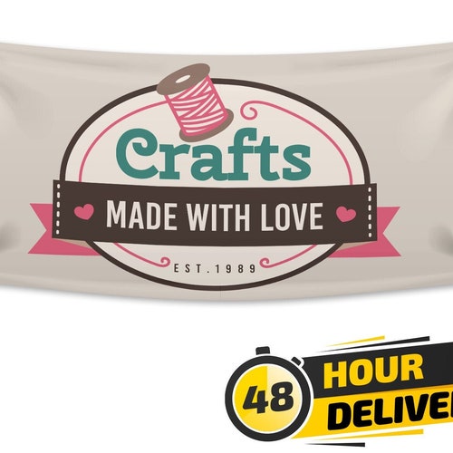 CRAFT SHOW BANNER With Your Logo Custom Craft Fair Banners - Etsy