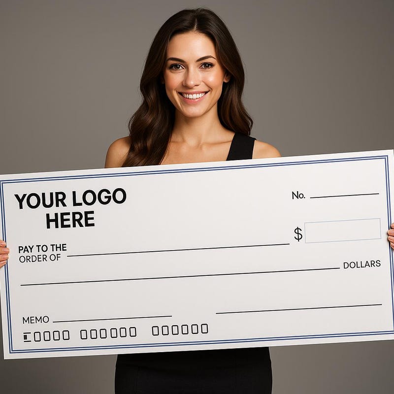 Large Paper Checks - Etsy