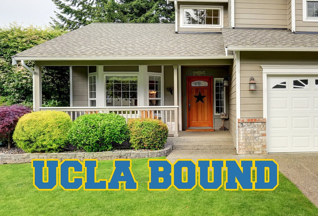UCLA BOUND Yard Letters - UCLA Bruins - College Yard Card - Graduation ...