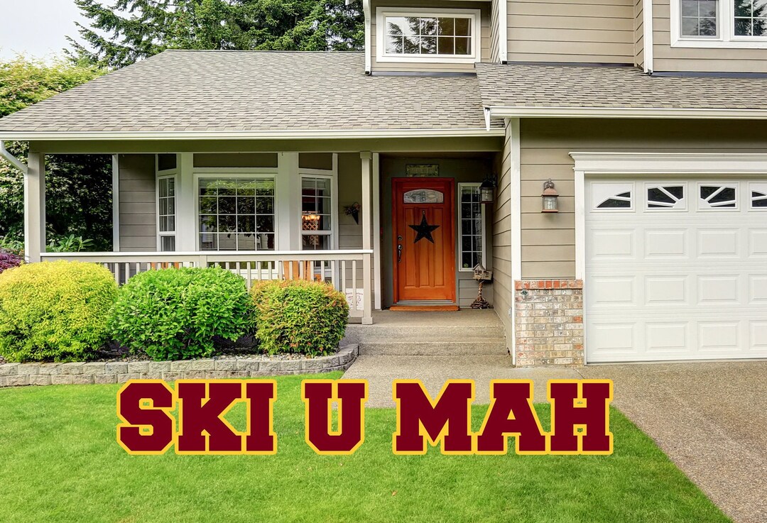 SKI U MAH Yard Letters - University of Minnesota Golden Gophers ...