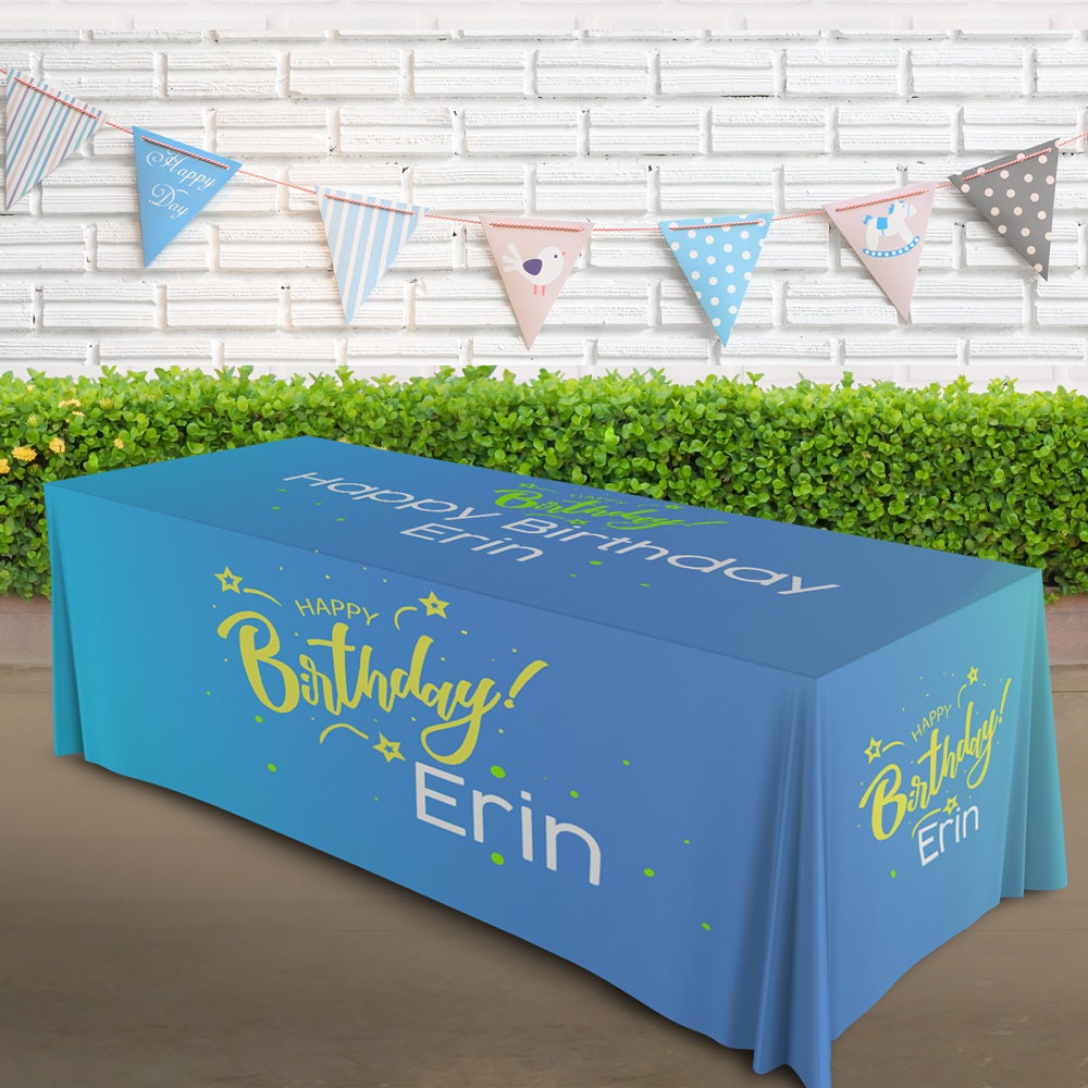 Full Color Custom Table Covers Custom Table Cloth for Craft - Etsy