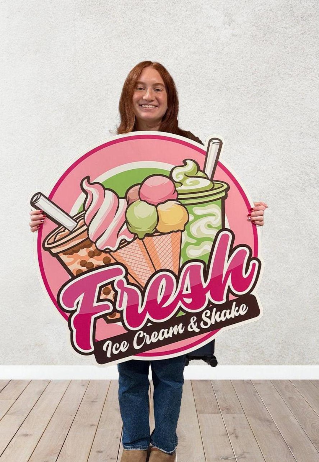 Custom Shape Sign, Weatherproof PVC Sign, Personalized Contour Cut ...