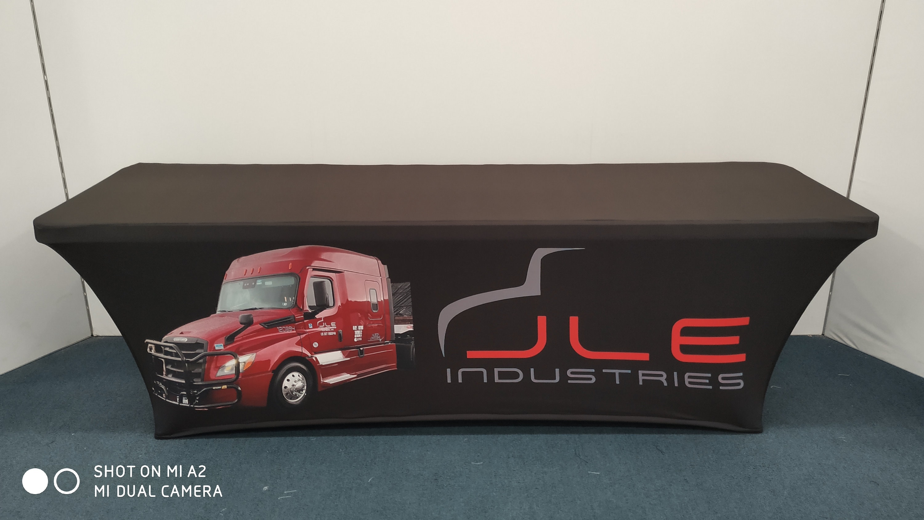 Full Color Trade Show Table Throw Custom Stretch Tablecloth - Etsy