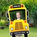 Personalized School Bus Photo Selfie Frame, Back to School Selfie Frame ...
