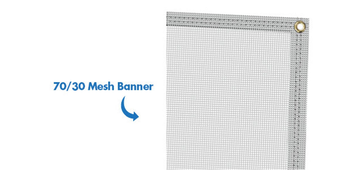 Custom Mesh Banner 10oz Mesh Banner 10oz Mesh Scrim Custom - Etsy