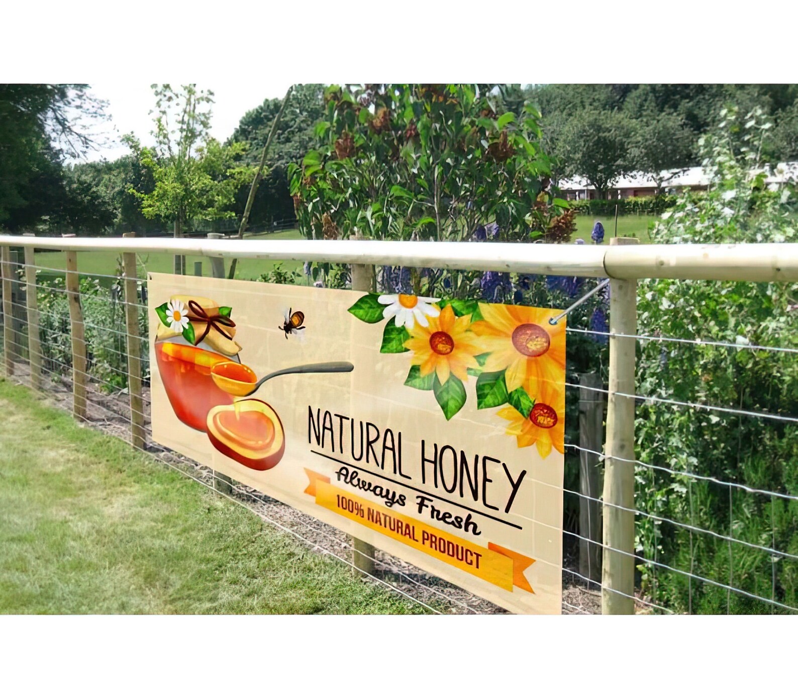 Custom Mesh Banner, 10oz Mesh Banner, 10oz Mesh Scrim, Custom Mesh ...