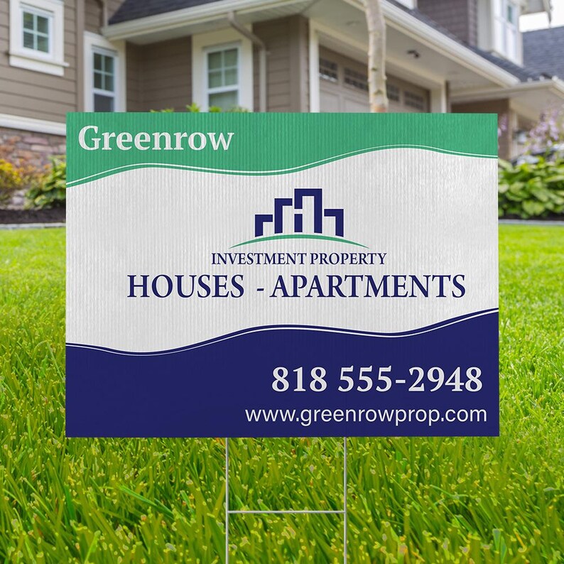 CUSTOM YARD SIGN - Lawn Sign - Outdoor Uv Printed Weatherproof With ...