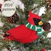 Cardinal Sewing Pattern PDF, Felt Ornament, Christmas Tree Ornament ...