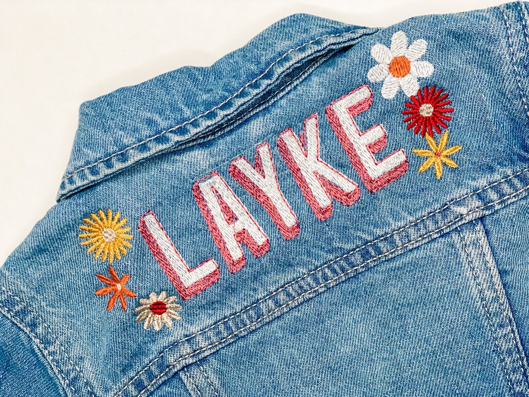 Retro Style Kids Jean Jacket - Etsy