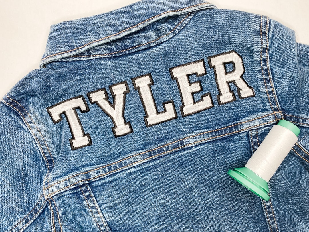 University Style Kids Jean Jacket - Etsy