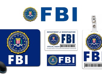 Fbi Badge Id Card | Etsy
