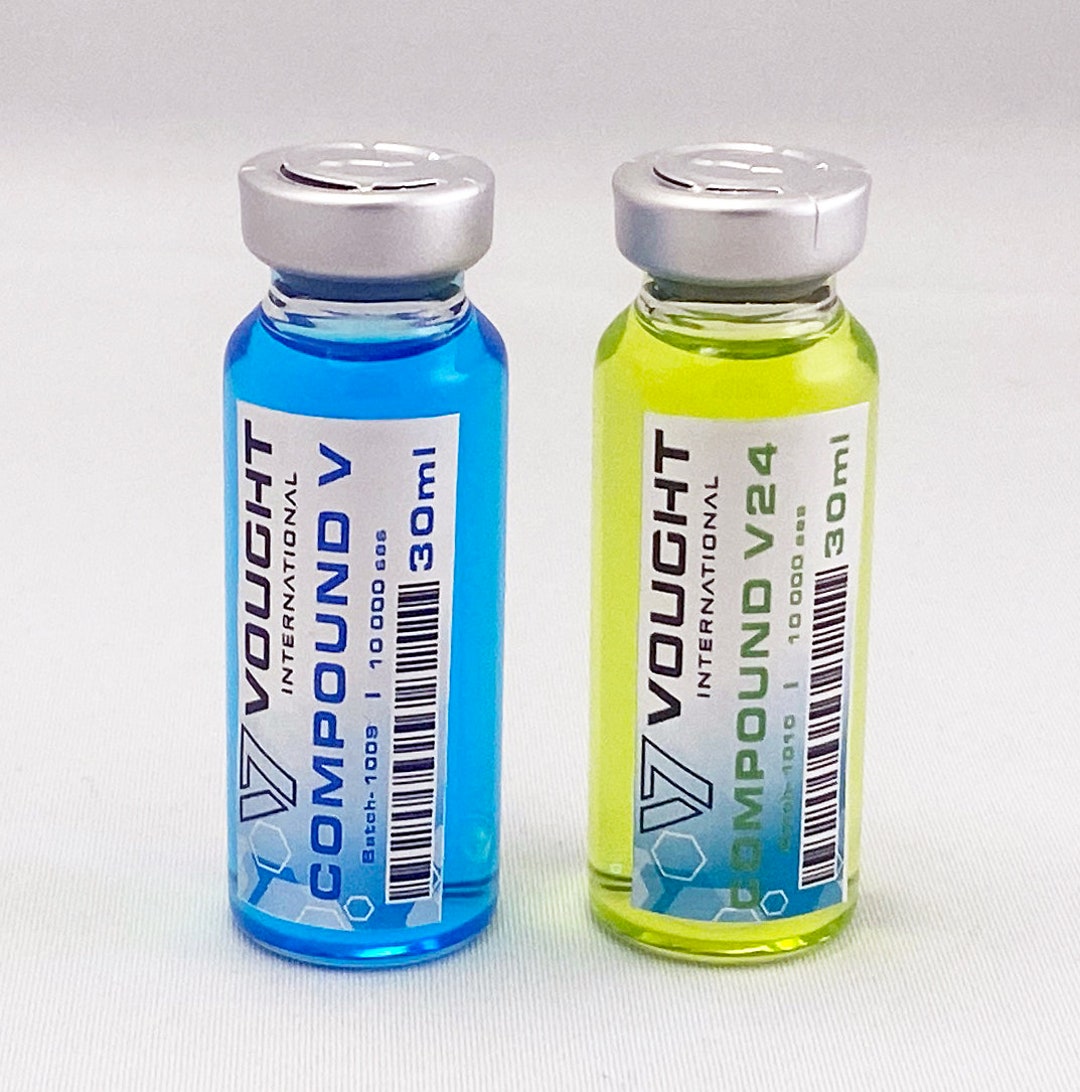 The Boys Compound V Serum and V24 Serum Vial 30ml Set of 2 - Etsy