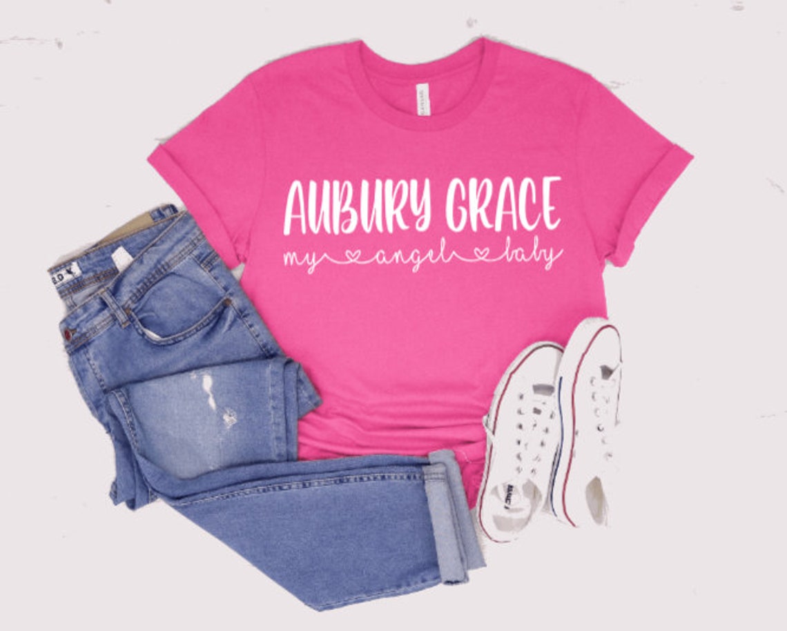 ANGEL BABY TEE Customizable Pregnancy and Infant Loss | Etsy