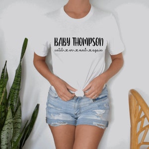 ANGEL BABY TEE Customizable Pregnancy and Infant Loss - Etsy