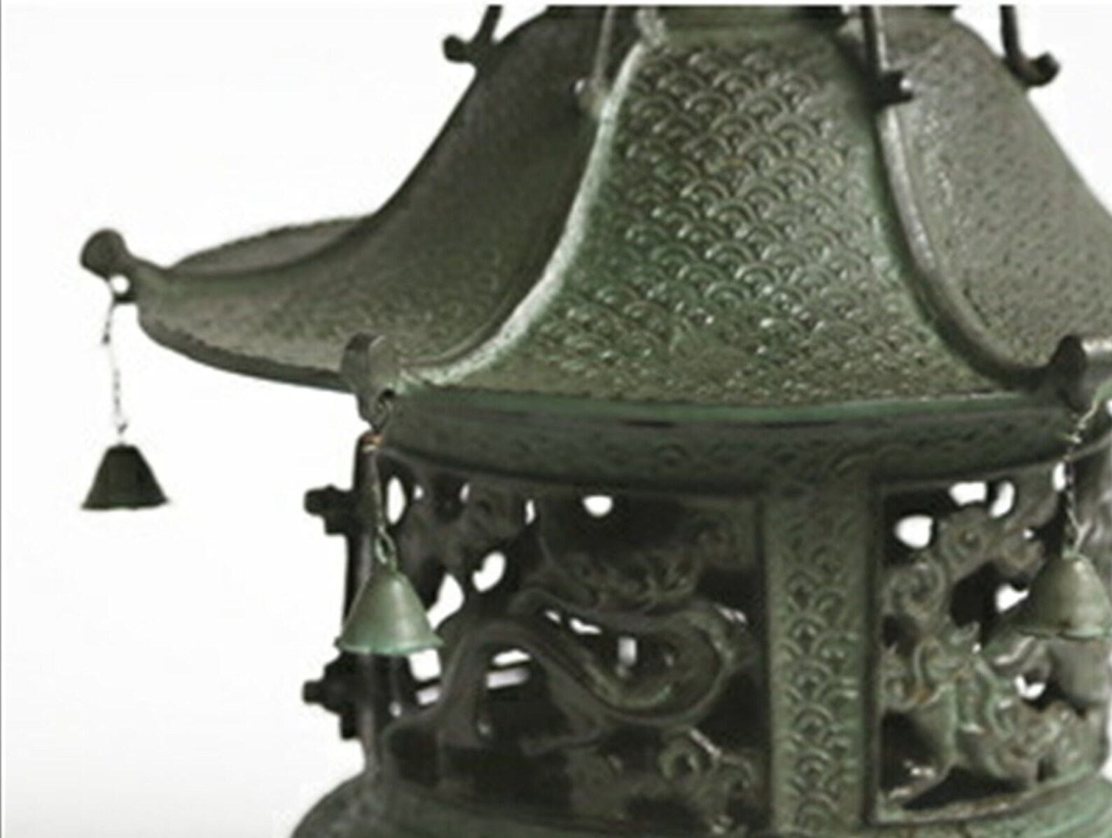 Toro Japanese Bronze Hanging Lantern Takaoka Craft Ryu Doragon | Etsy