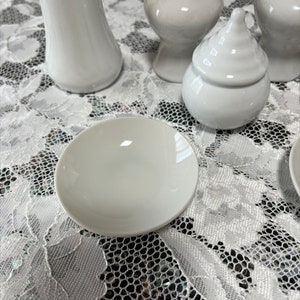 Japanese Shinto Shrine Kamidana Sacred Items Set Bottle Dish White Made ...