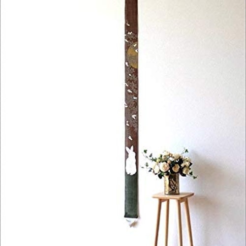 100 Linen Long and Narrow Japanese Art Modern Tapestry Japan - Etsy