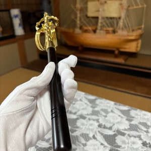 Buddhist Stick Monk Staff Khakkhara Japanese Traditional SHAKUJO Small ...