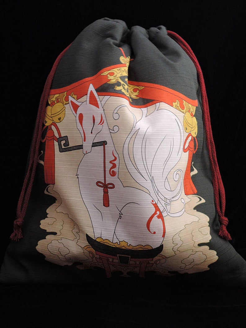 Kawaii Kitune Shrinei Inari Fox Mask Storage - Etsy