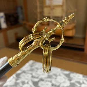Buddhist Stick Monk Staff Khakkhara Japanese Traditional SHAKUJO Small ...