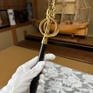 Buddhist Stick Monk Staff Khakkhara Japanese Traditional SHAKUJO Small ...