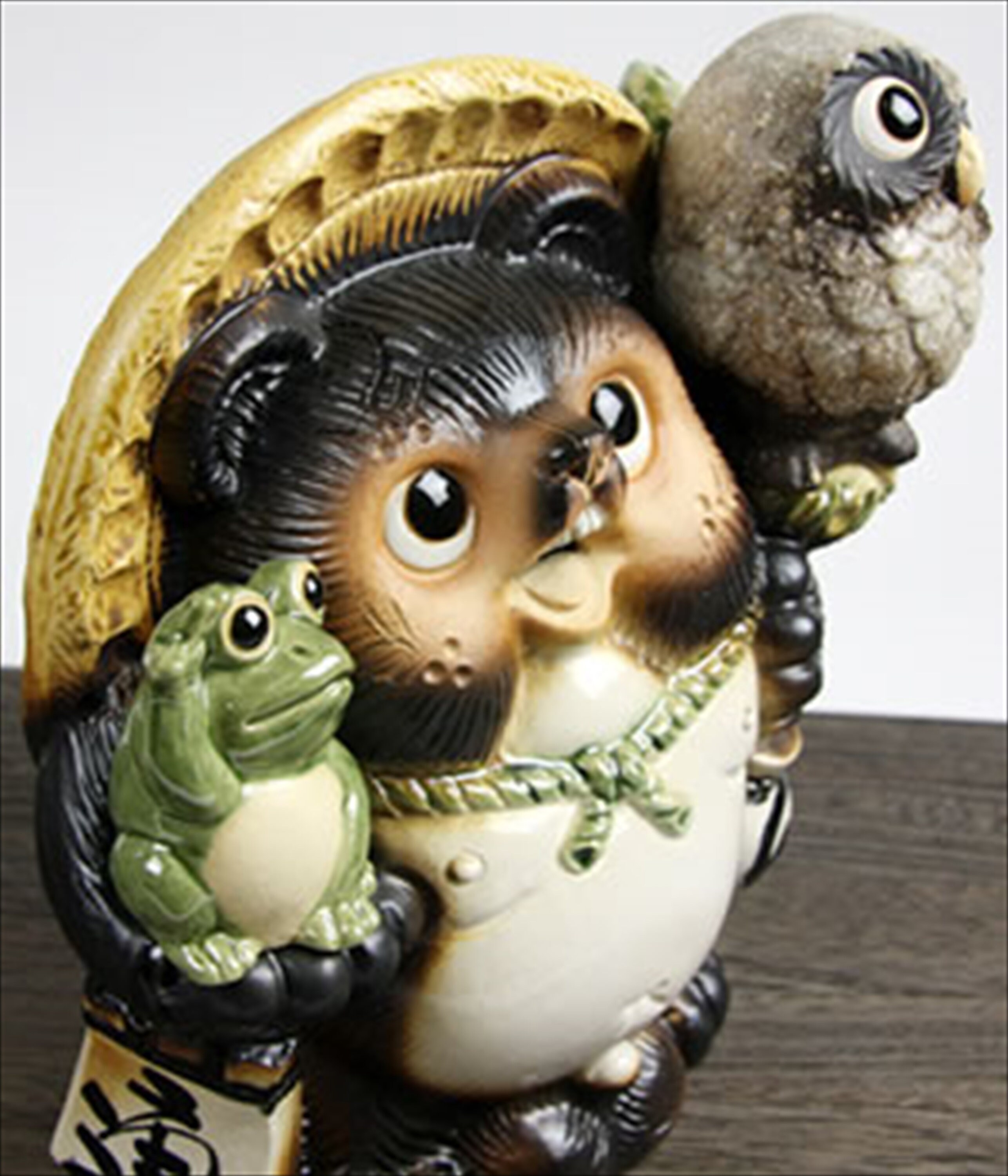 Lucky Shigaraki yaki Tanuki Japanese Raccoon Dog | Etsy