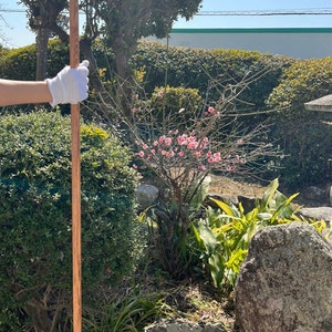 Long Buddhist Stick Monk Staff Khakkhara Japanese Traditional SHAKUJO ...