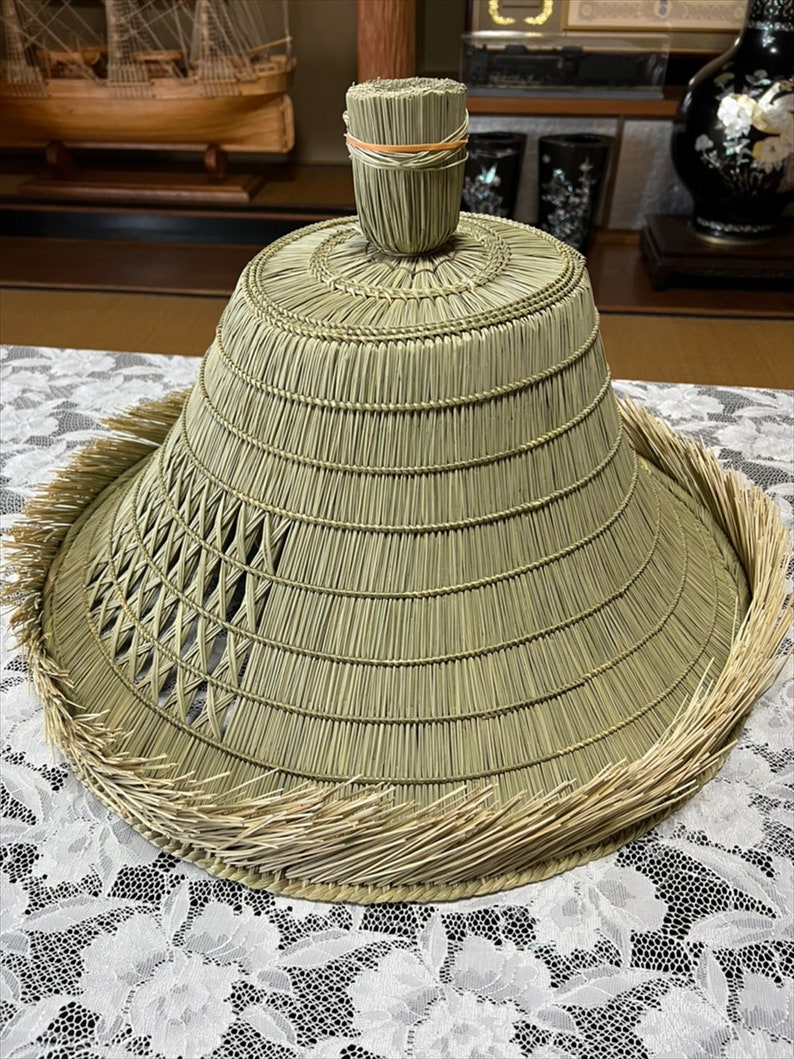 Japanese Samurai Hat Roningasa Edo Style Hand Made Japan - Etsy