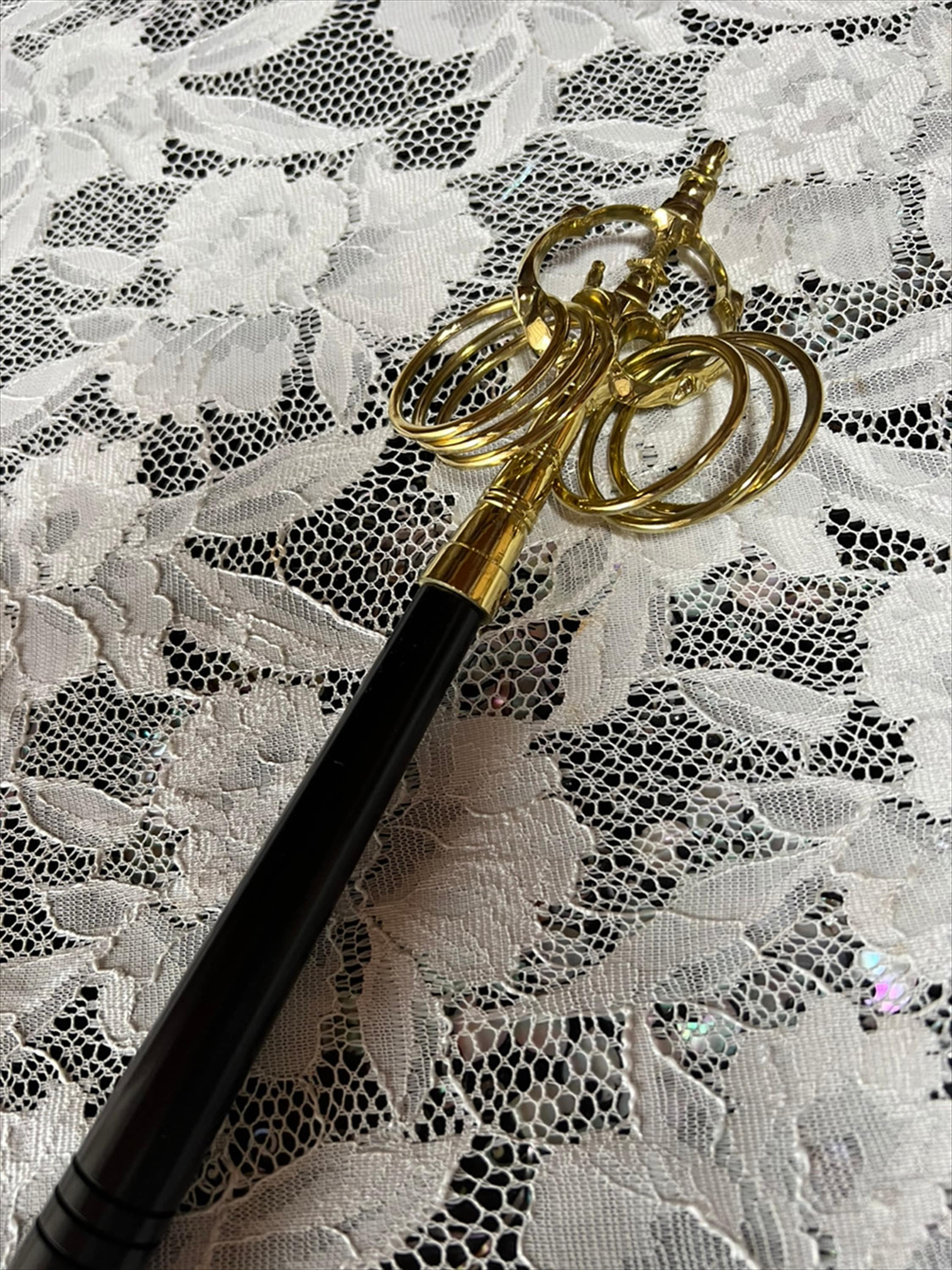 Buddhist Stick Monk Staff Khakkhara Japanese Traditional SHAKUJO Small ...