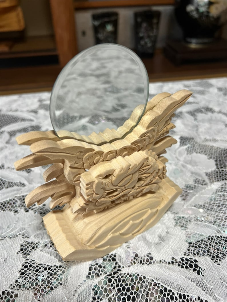 Divine Mirror Sacred Japanese Shinto Shrine "god Dragon Sinryu" God ...