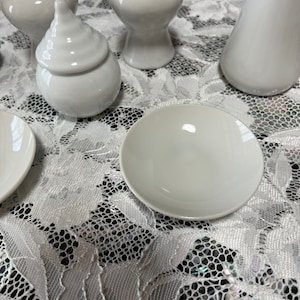 Japanese Shinto Shrine Kamidana Sacred Items Set Bottle Dish White Made ...